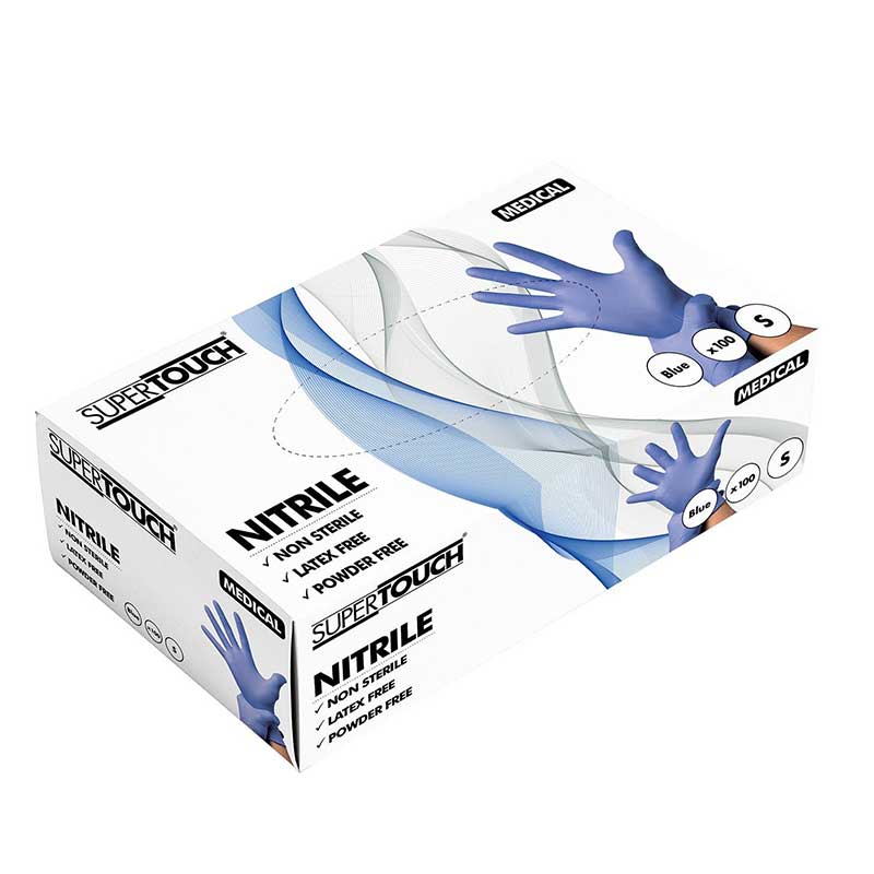 Supertouch Powder-Free Nitrile Gloves - Gloves.co.uk